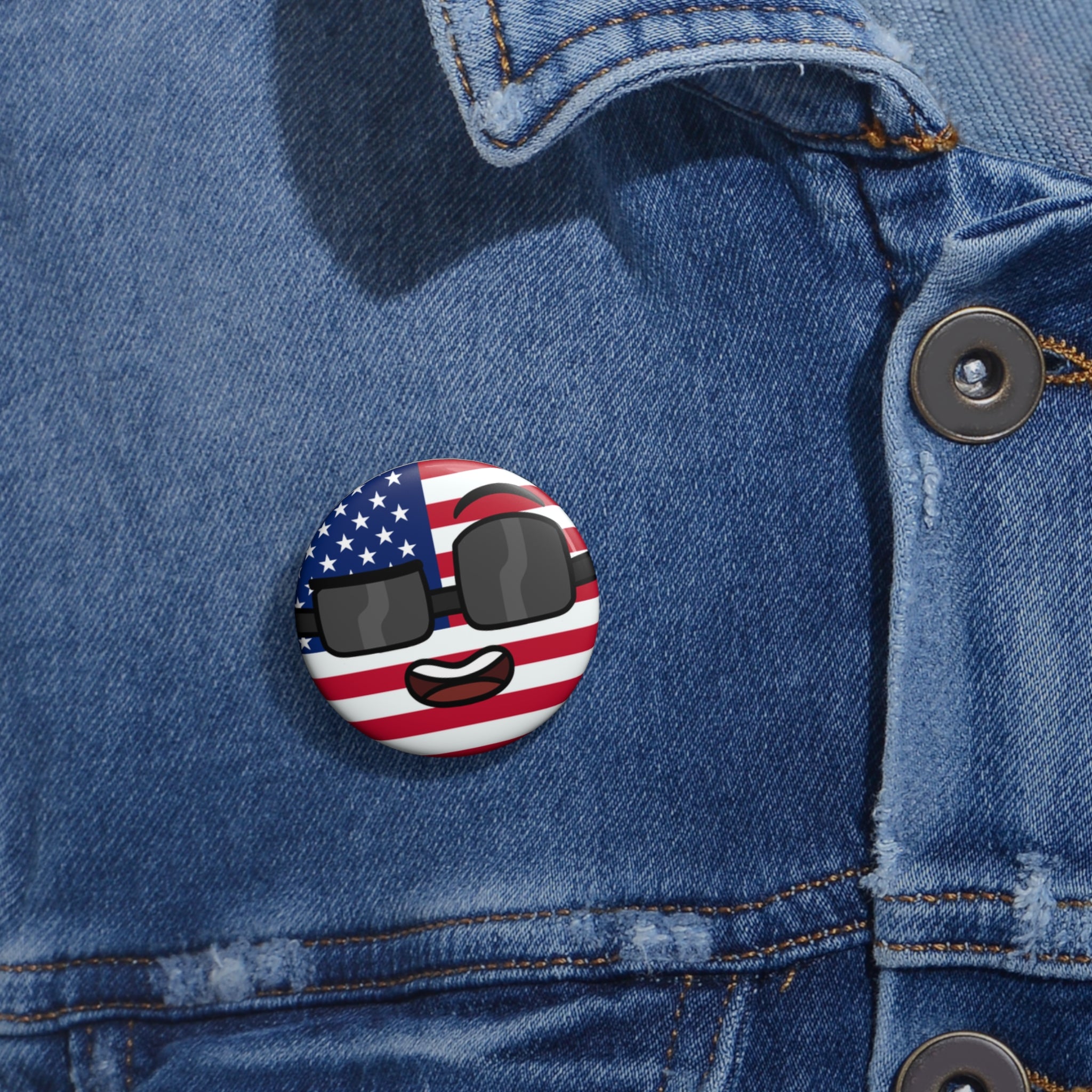 Cool USA Pin Button – MrSpherical Store